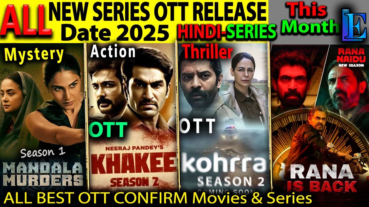 NEW Hindi Web-Series OTT Release 2025 l Hindi Movies Web-Series ...
