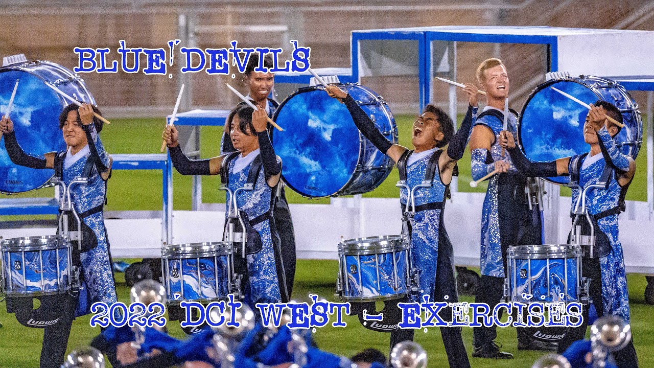 Blue Devils Drumline - DCI West 2022 Exercises - YouTube