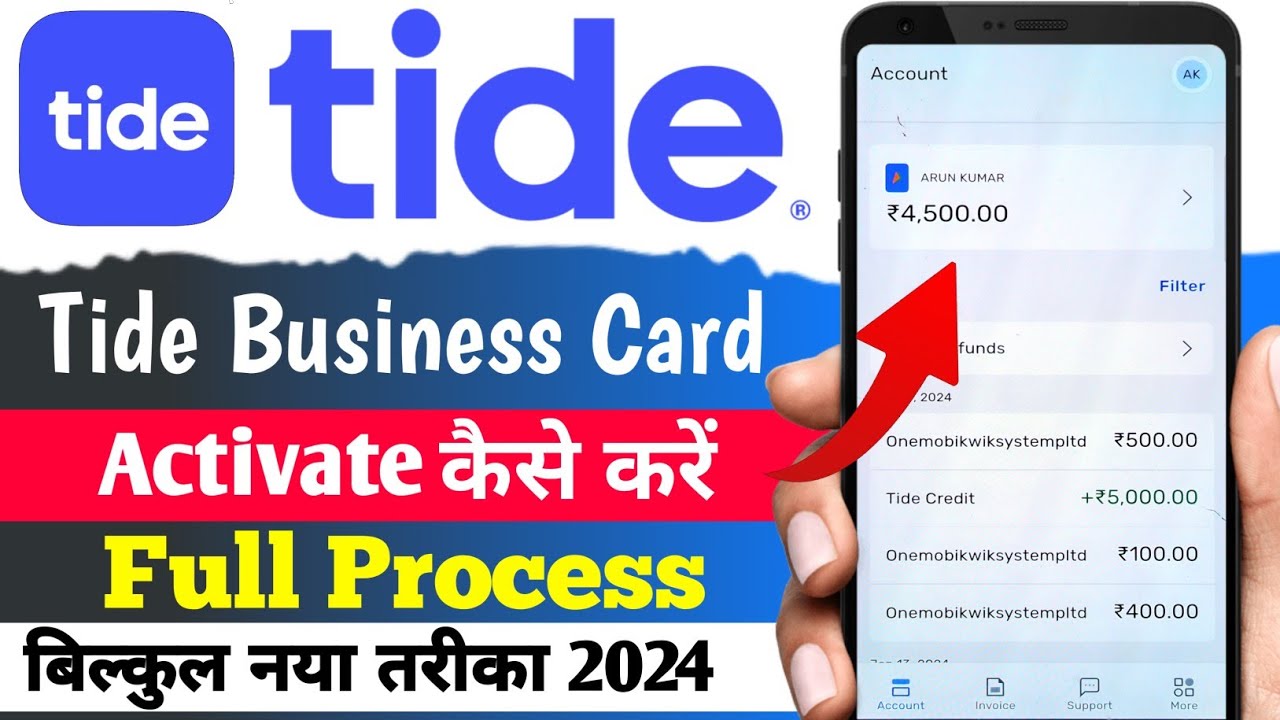 tide card activate kaise kare 2024 | Tide Card activate process | How ...