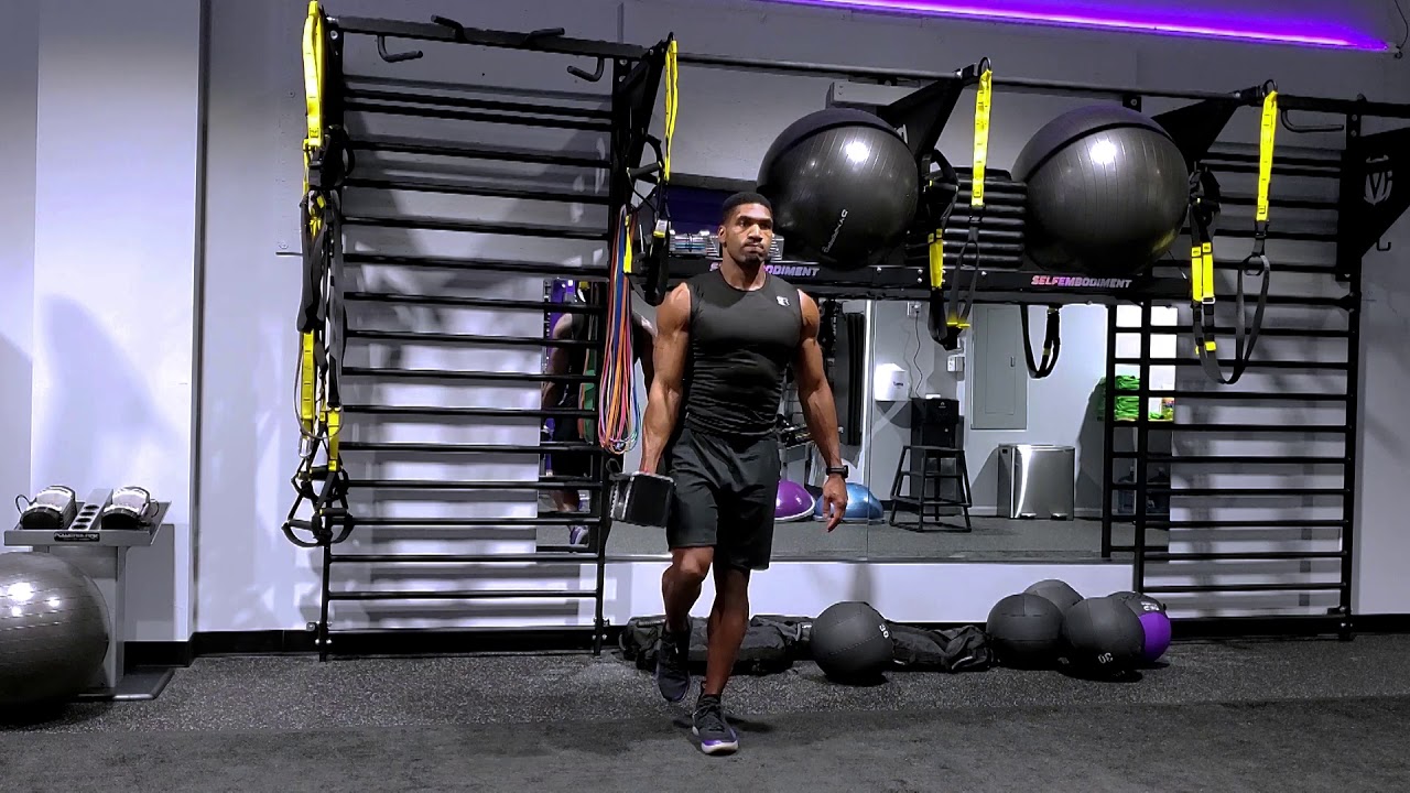 Dumbbell Core Deadlift Press - YouTube