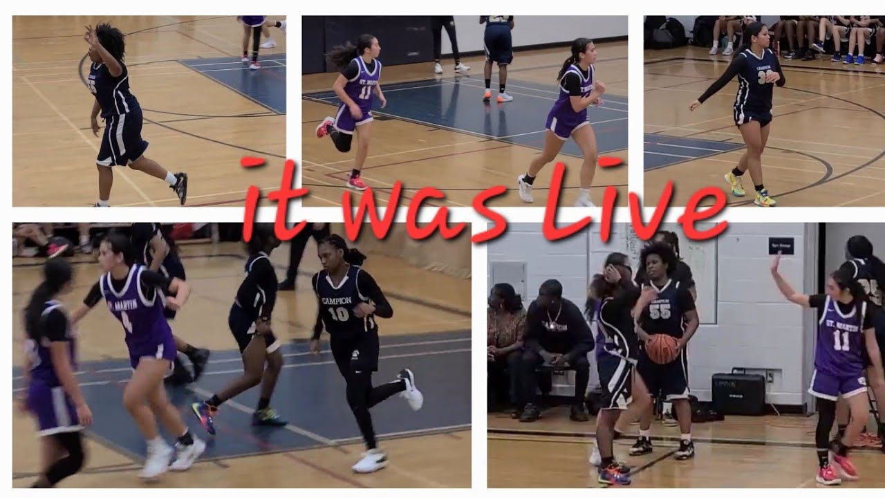 St. Martin vs. St. Edmund Campion | ROPSSAA Varsity Girls Basketball ...