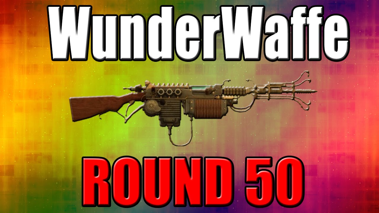 WunderWaffe on Round 50+ - Call of Duty Zombies - YouTube