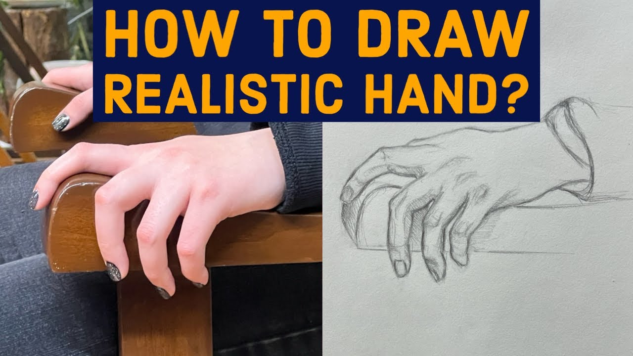 How to draw realistic hand for beginners? #drawing #art # ...