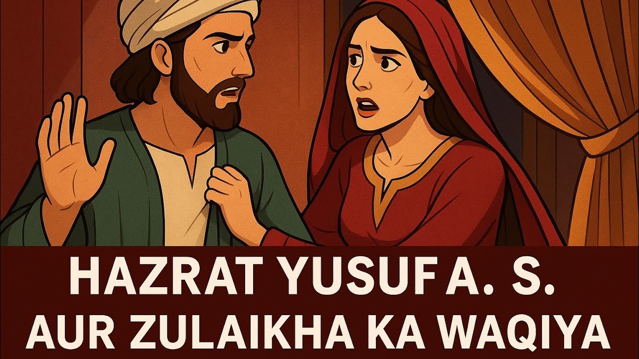 Hazrat yusuf a.s or zulaikha ka waqiya|islamic video|islamic waqiyath ...