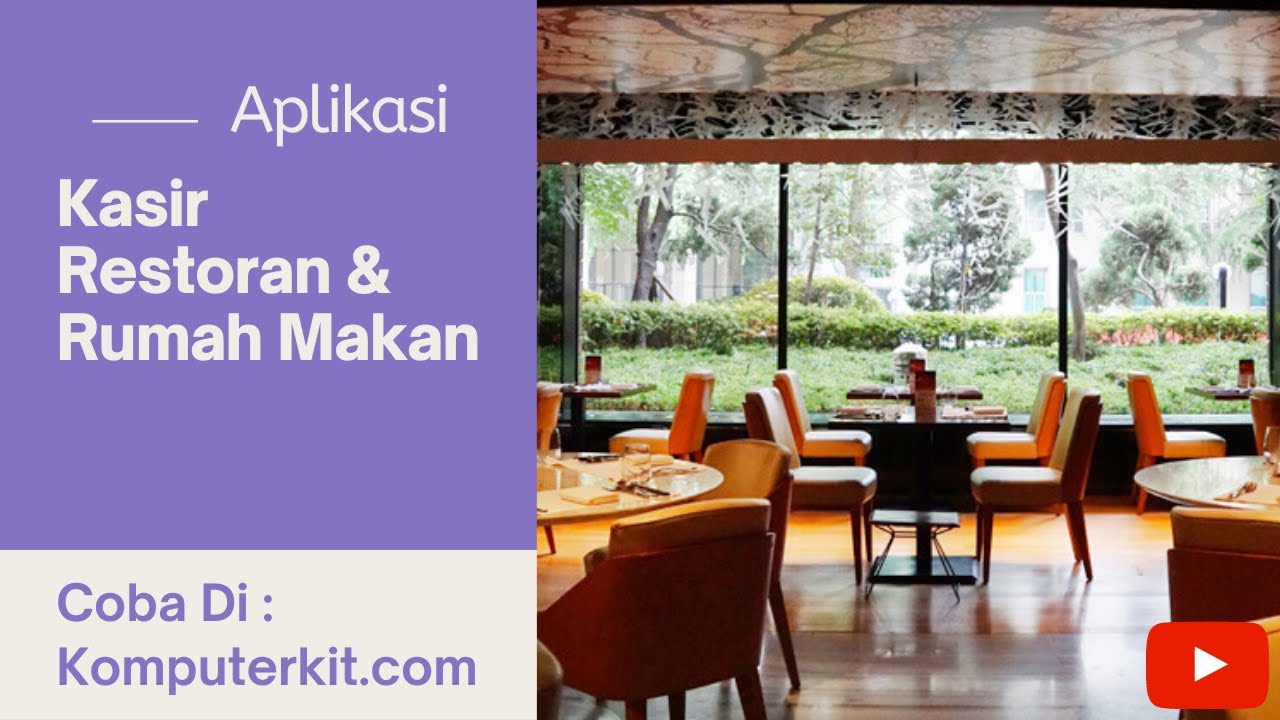 Aplikasi Kasir Restoran dan RUMAH MAKAN - YouTube
