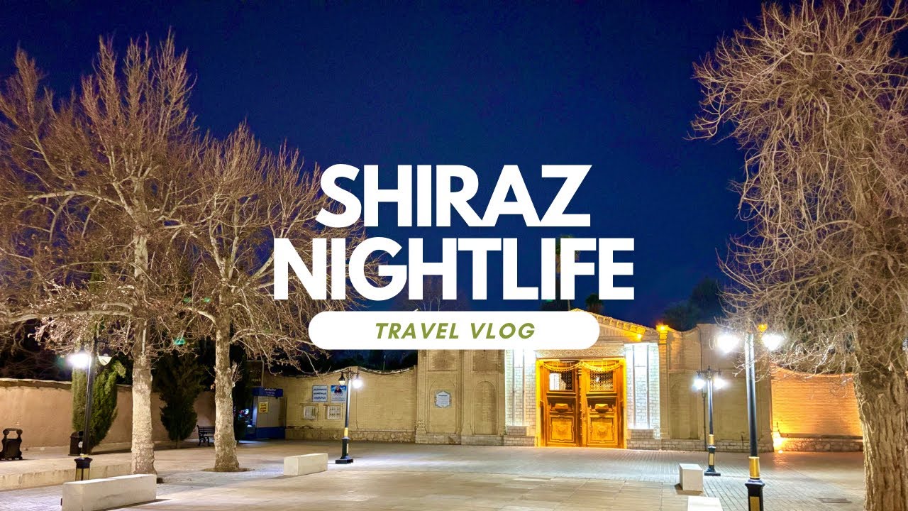 Beauty of nightlife in Afif abad,Shiraz - YouTube