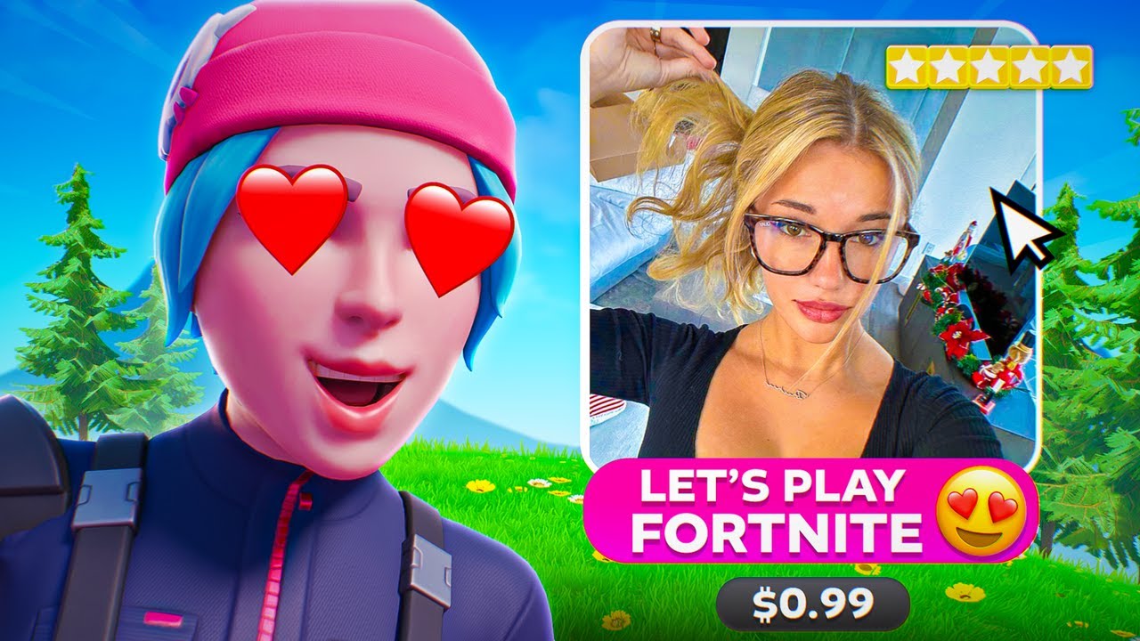 I BOUGHT a $0.99 Fortnite Girlfriend... - YouTube