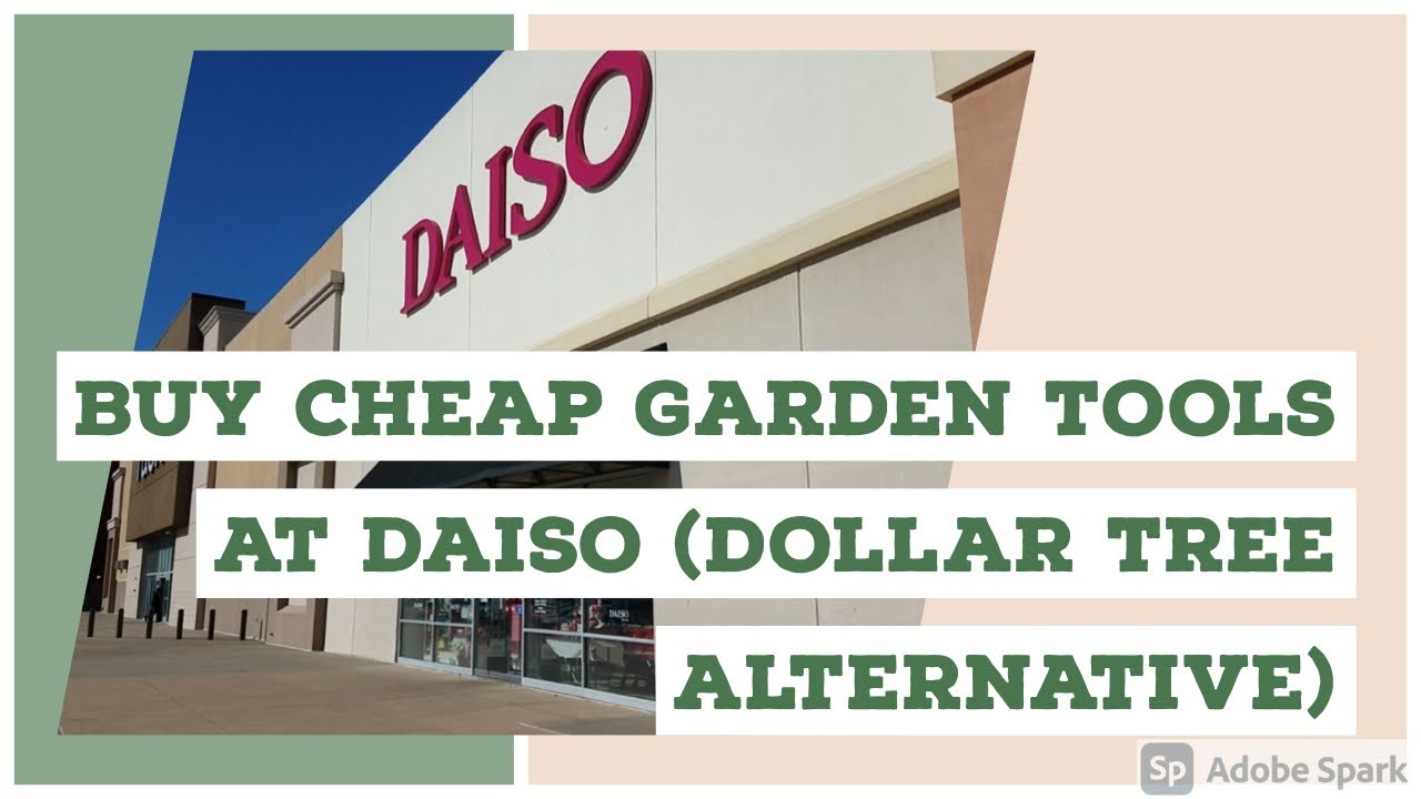 Buy Cheap Gardening Tools at Daiso (Dollar Tree Alternative) - YouTube