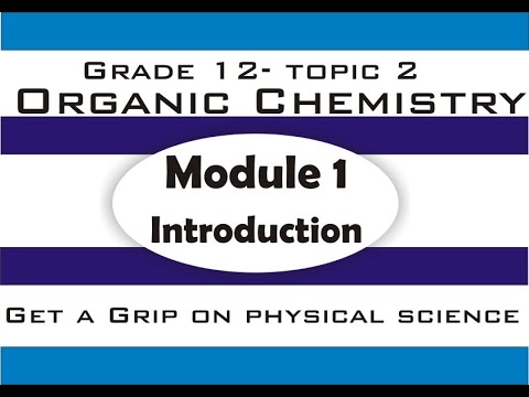 Organic chemistry module 1 Introduction - YouTube