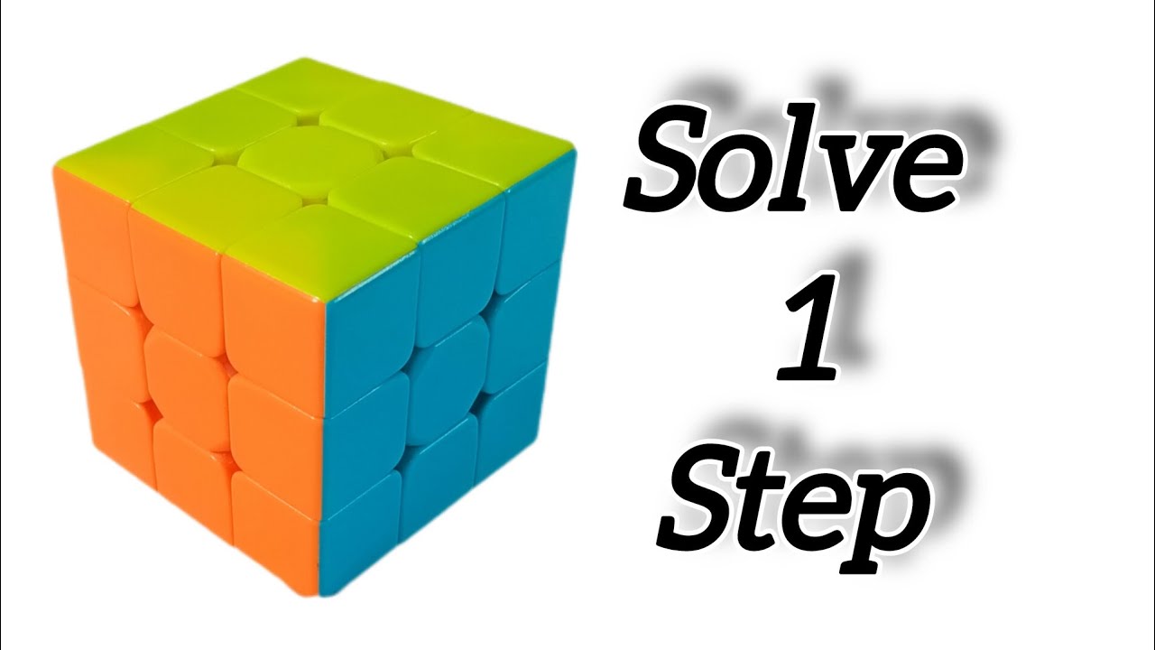 How to solve a Rubik's cube corner in 1 step - YouTube