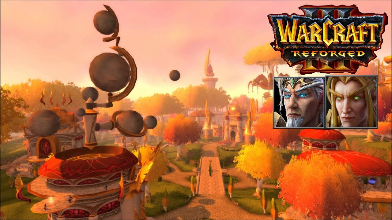 Warcraft III Reforged | High Elves Race Gameplay | Anasterian ...