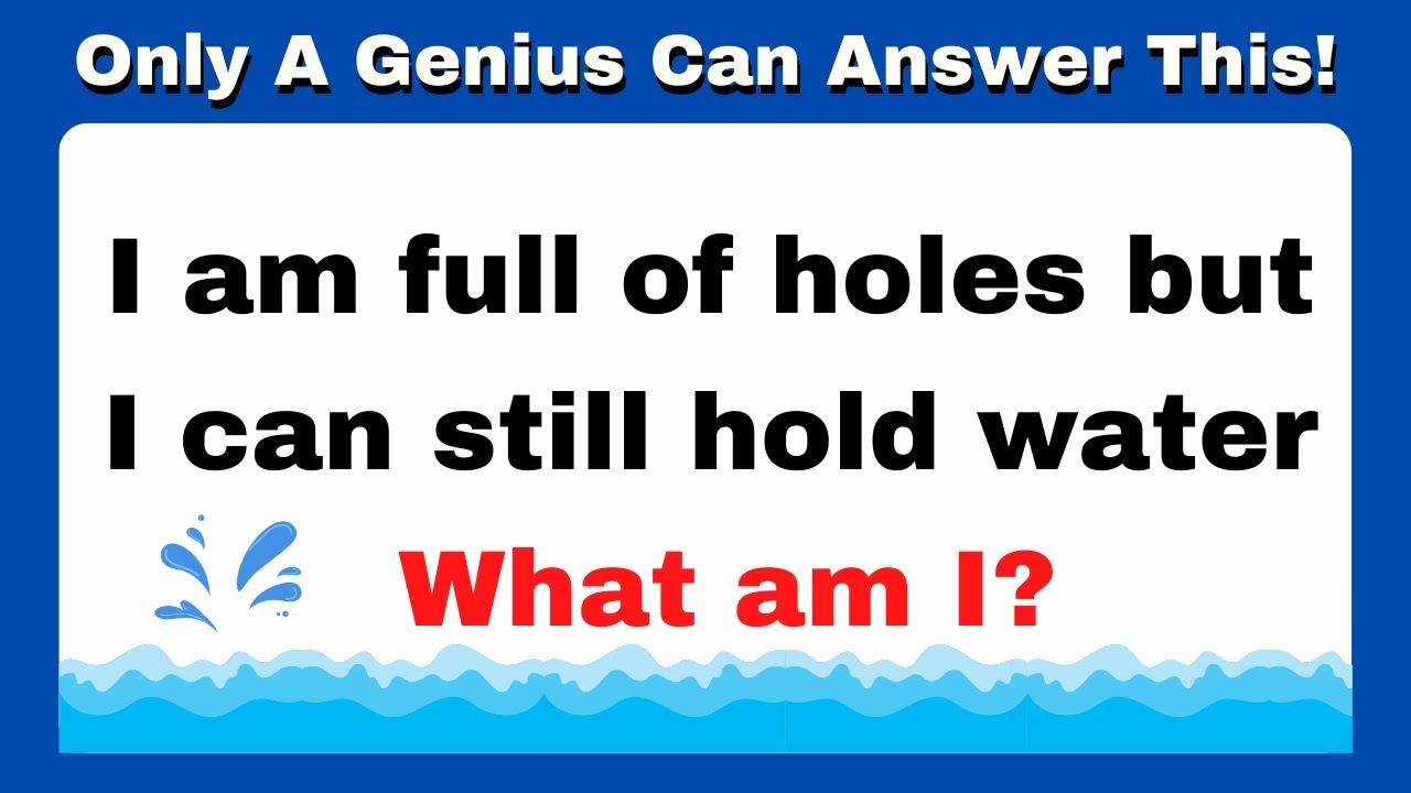 10 Questions Only A Genius Can Answer |Genius IQ Test Part-25 - YouTube
