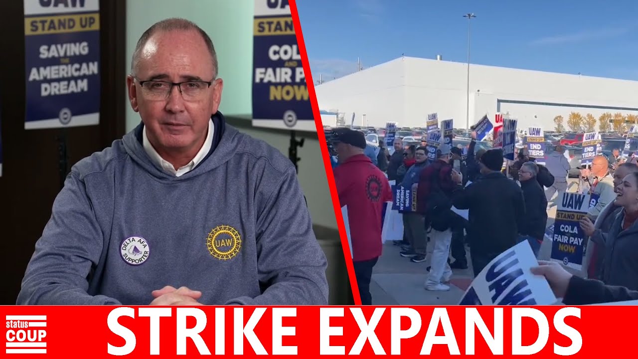 BREAKING: UAW Strike EXPANDS With Nearly 7,000 Going on Strike at ...