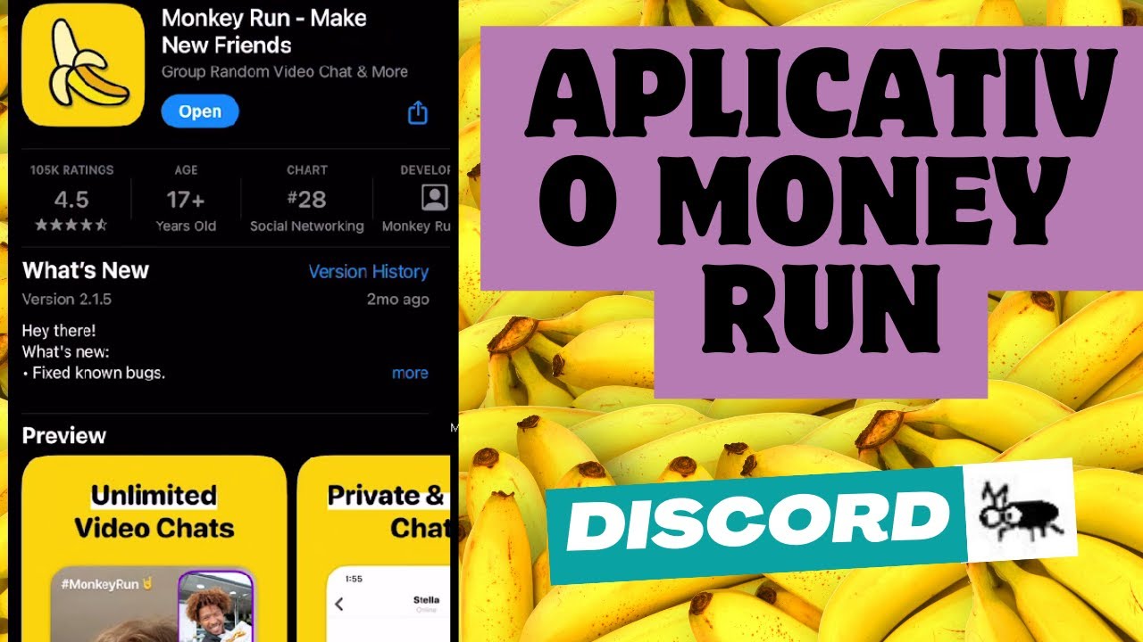 APLICATIVO DE CONVERSA - MONKEY RUN - TIRANDO UMA ONDA NO DISCORD ...