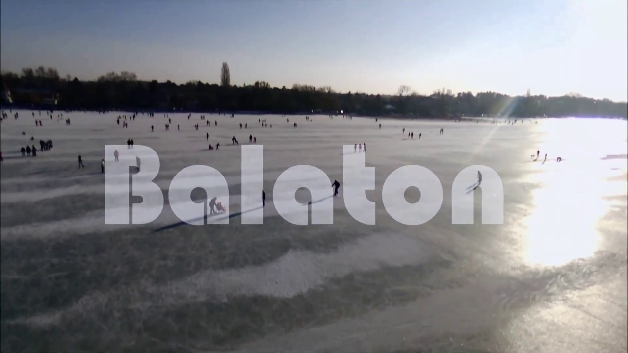 Frozen Balaton (befagyott balaton) 2017 | drone video - YouTube