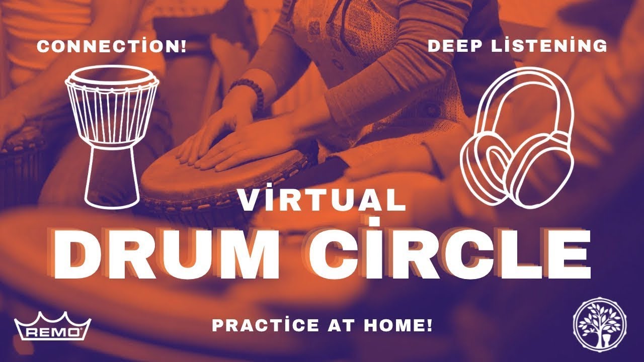 Online Drum Circle Jam Practice, Get your grooves on when there’s not a ...