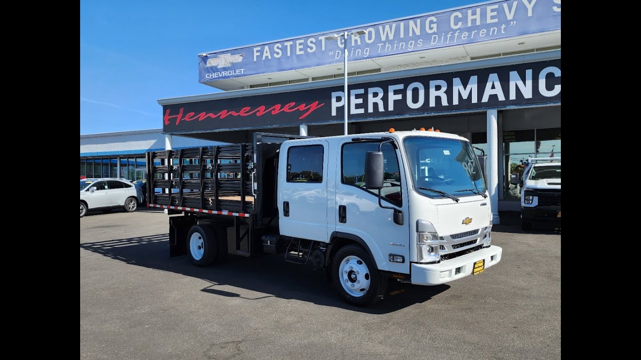 CV00504 2023 Chevrolet 4500LCF Crew Cab with Morgan Stake Body Dump ...