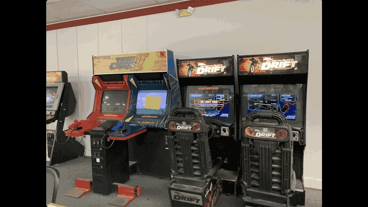 Arcade fun at Raceway & Games - YouTube