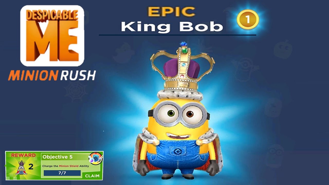 Minion rush COME BACK King Bob Stuart Unlock NEW epic minion android ...
