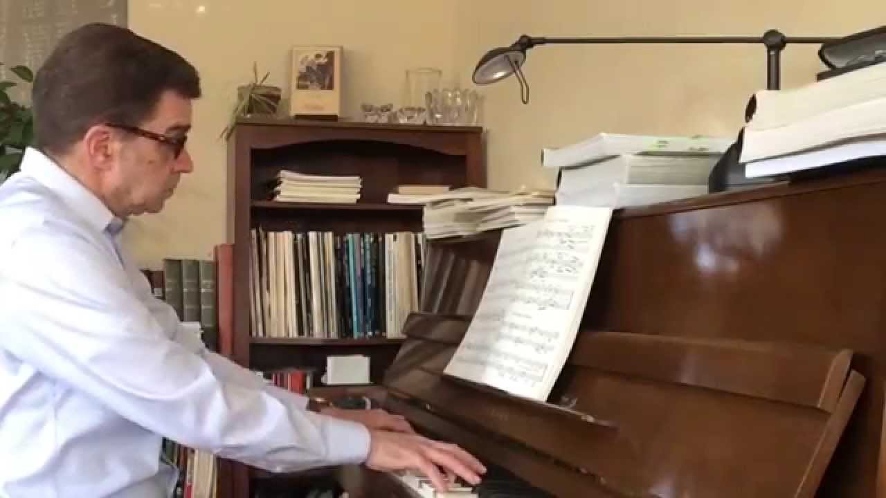 Nicolas Slonimsky, 51 Minitudes for Piano, #47 "Bach in Fluid Tonality ...