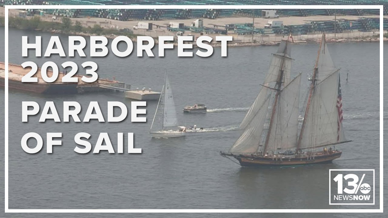 The Harborfest 2023 Parade of Sail - YouTube