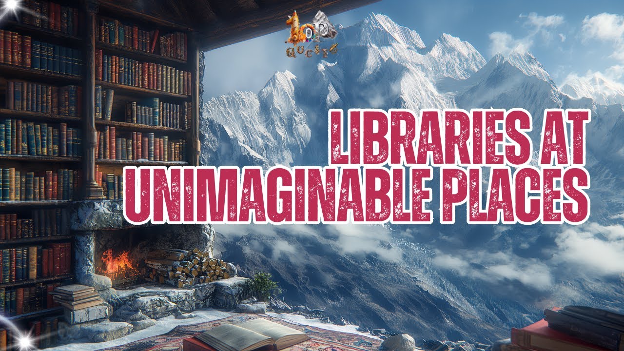 AI Imagines Libraries at Unimaginable Places - YouTube