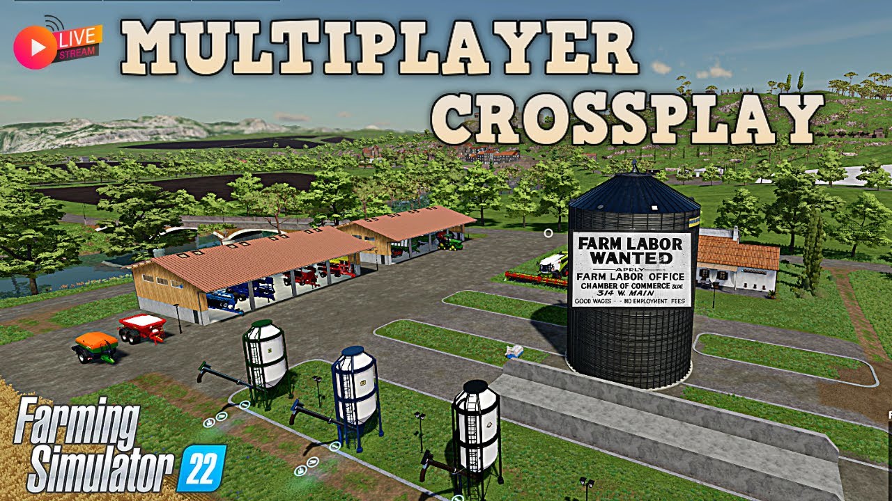 Farming Simulator 22 Multiplayer - Crossplay - Haut Beyleron - EP # 1 ...