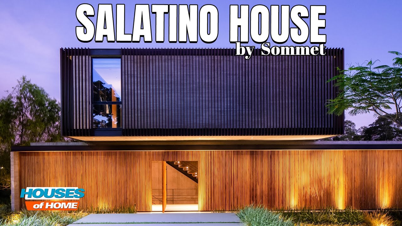 Modern Minimalist Boxy House with Backyard Open Floor Plans - YouTube