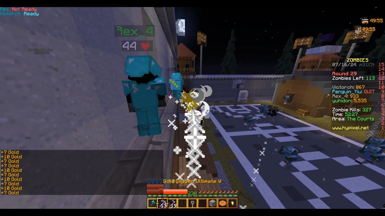 [Minecraft] Hypixel Zombies - Prison RIP mode! WE WON - YouTube