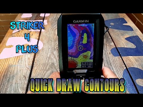 Tutorial: QuickDraw Contours (Garmin Striker 4 Plus) - YouTube