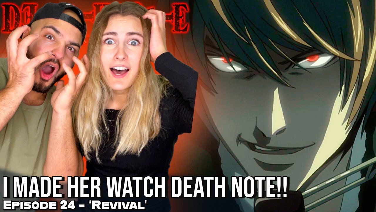 LIGHT RETURNS AS KIRA!!! 😱📓💀 Girlfriend's Reaction Death Note Episode ...