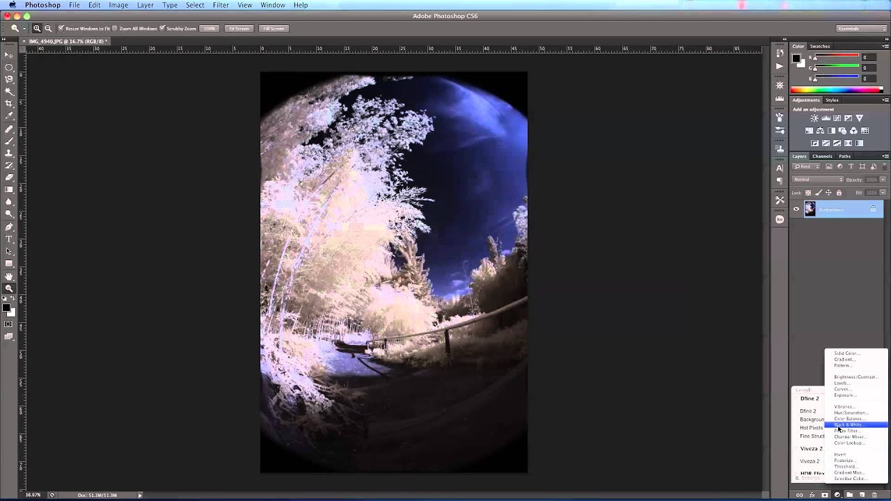 Infrared Photography: Post Processing & RAW Files (part 2) - YouTube