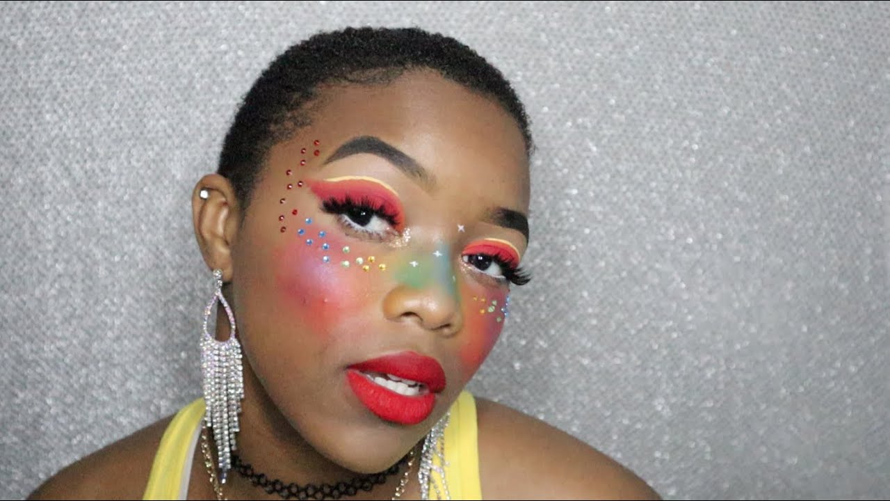 Pride Parade - Festival Makeup | AymBriaDominque - YouTube