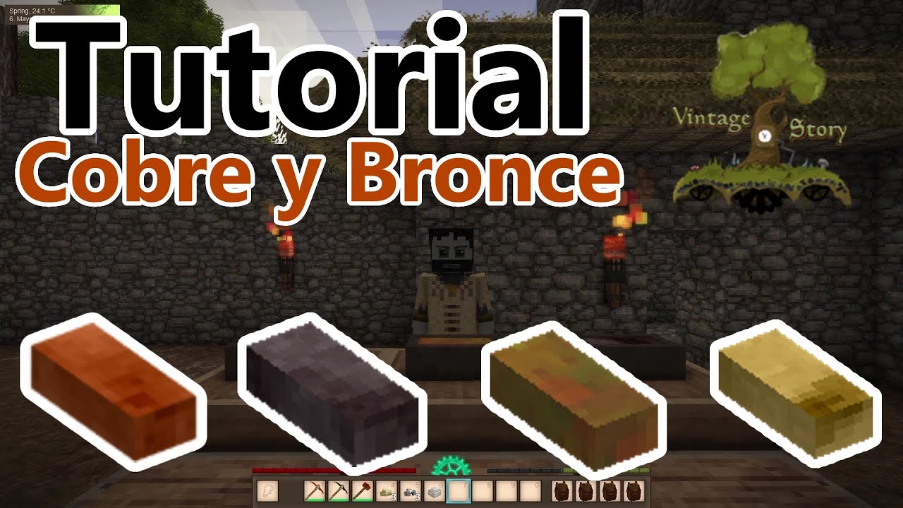 Tutorial Cobre y Bronce | Tutoriales de Vintage Story #1 - YouTube