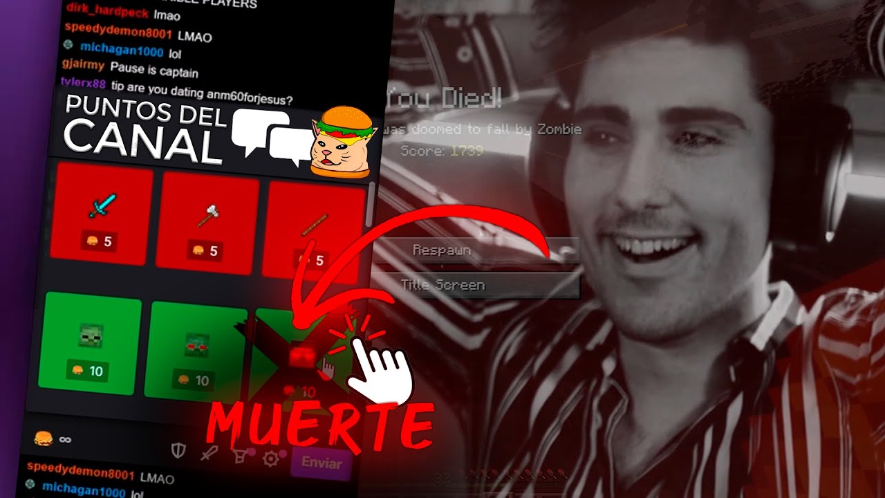 STREAMER VS CHAT *COD ZOMBIES* EN MINECRAFT - YouTube