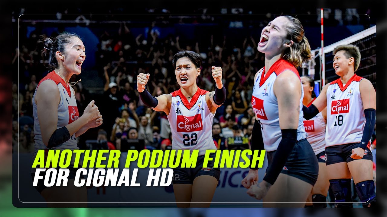 Cignal HD reflects on another third place finish - YouTube