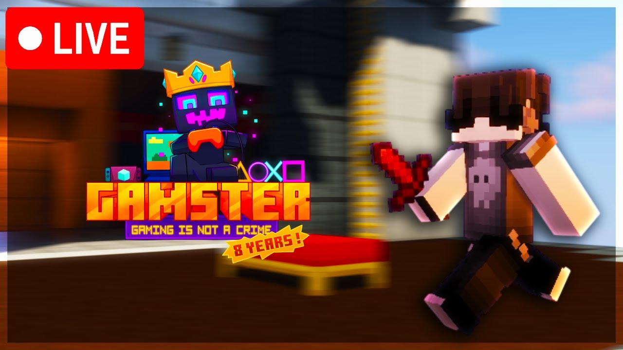 Gamster Bedwars and PvP Live! - YouTube