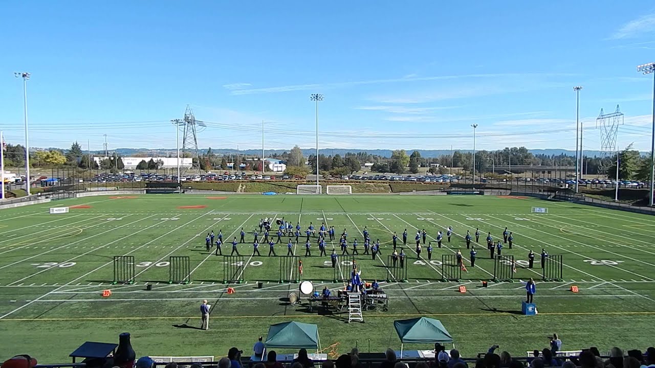 Hillsboro High School Marching Band and Colorguard-Sunset Classic-10/4 ...