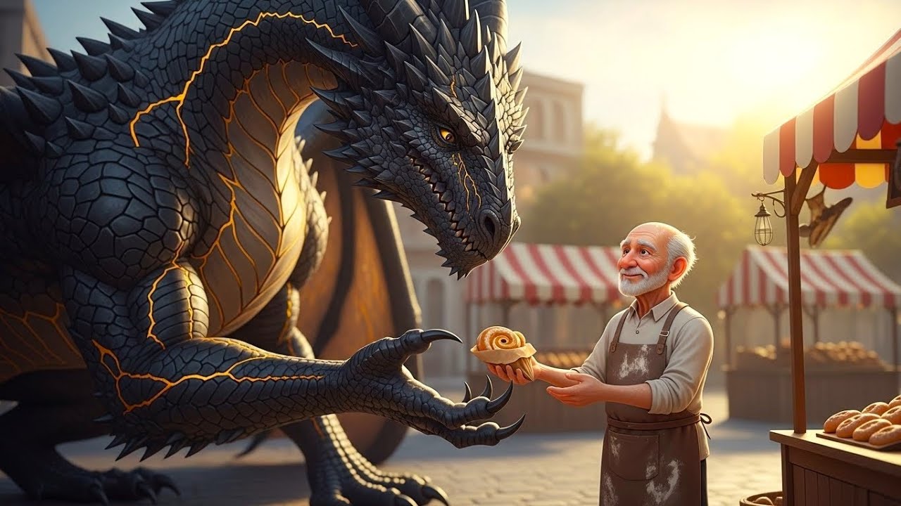 An Old Human Baker Handed the Dragon King a Napkin—Its Message Softened ...