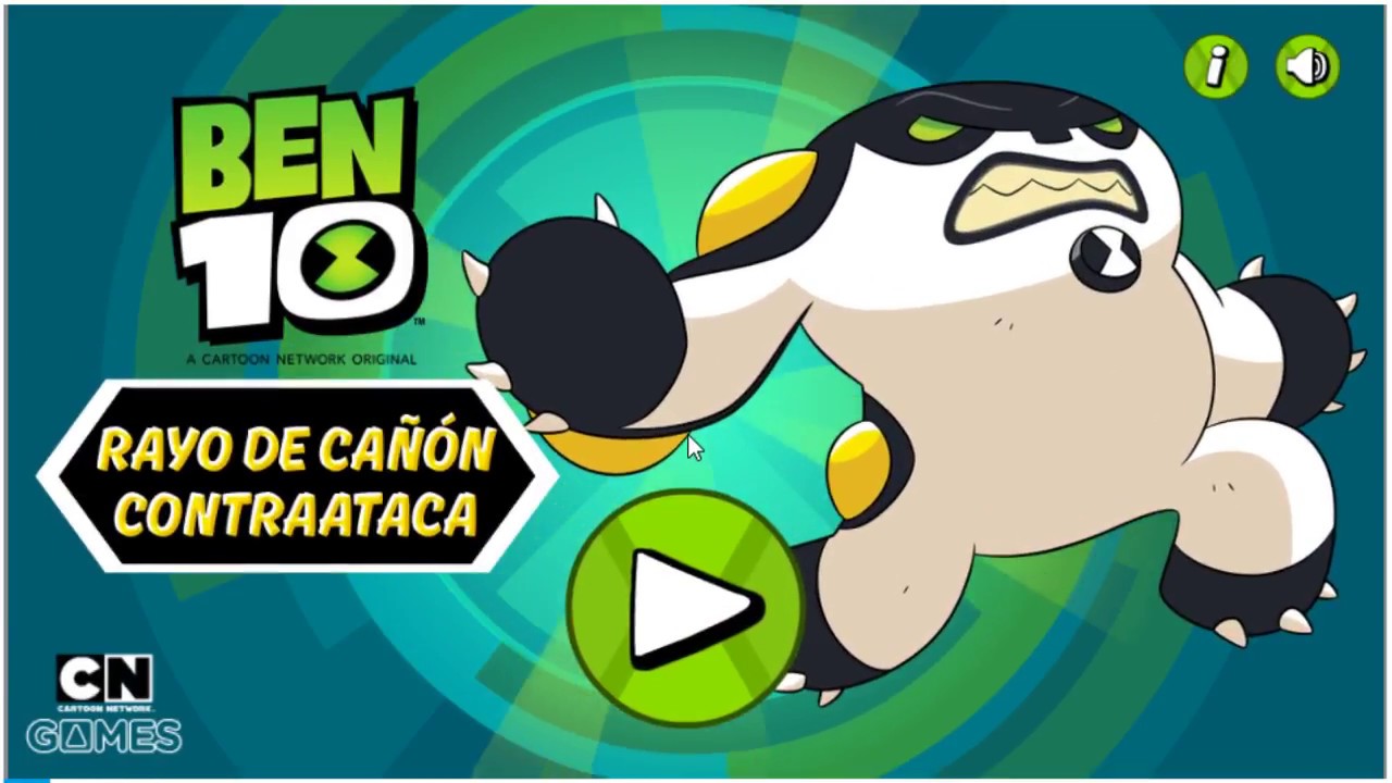 RAYO DE CANON CONTRAATACA BEN 10 CARTOON NETWORK GAME - YouTube