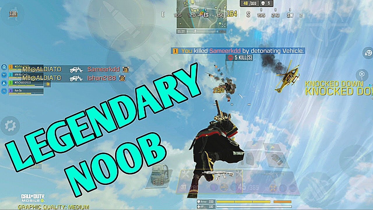 LEGENDARY RANK PLAYING CODM BATTLE ONLY NOOB PLAYERS 🥲 - YouTube
