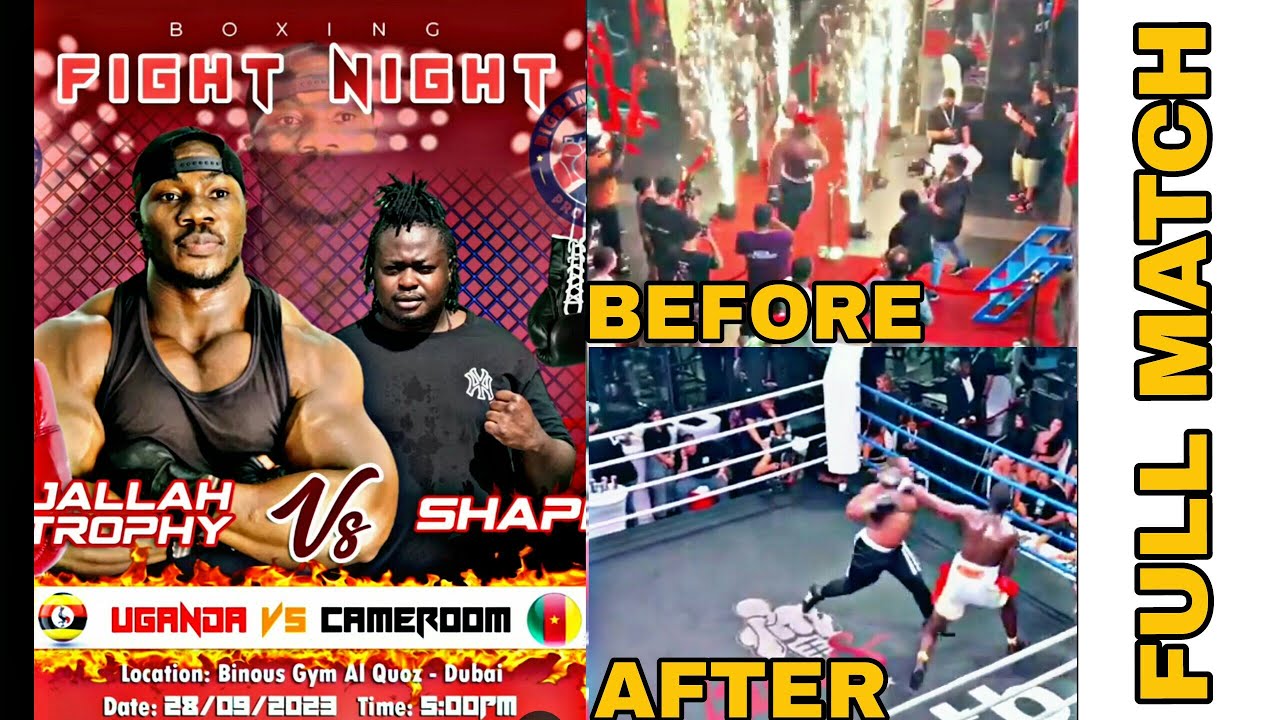 JALLAH TROPHY LOSSES HIS FIRST FIGHT AT ROUND 2 BY STOPPAGE - YouTube