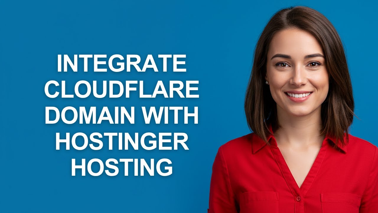Integrate Cloudflare Domain With Hostinger Hosting - AshleyHowTo - YouTube