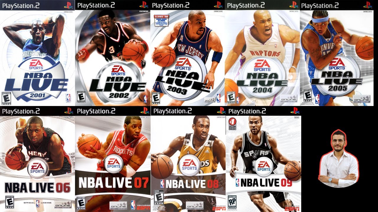 NBA Live on PS2 – All Games Evolution | From NBA Live 2001 to 2009 ...
