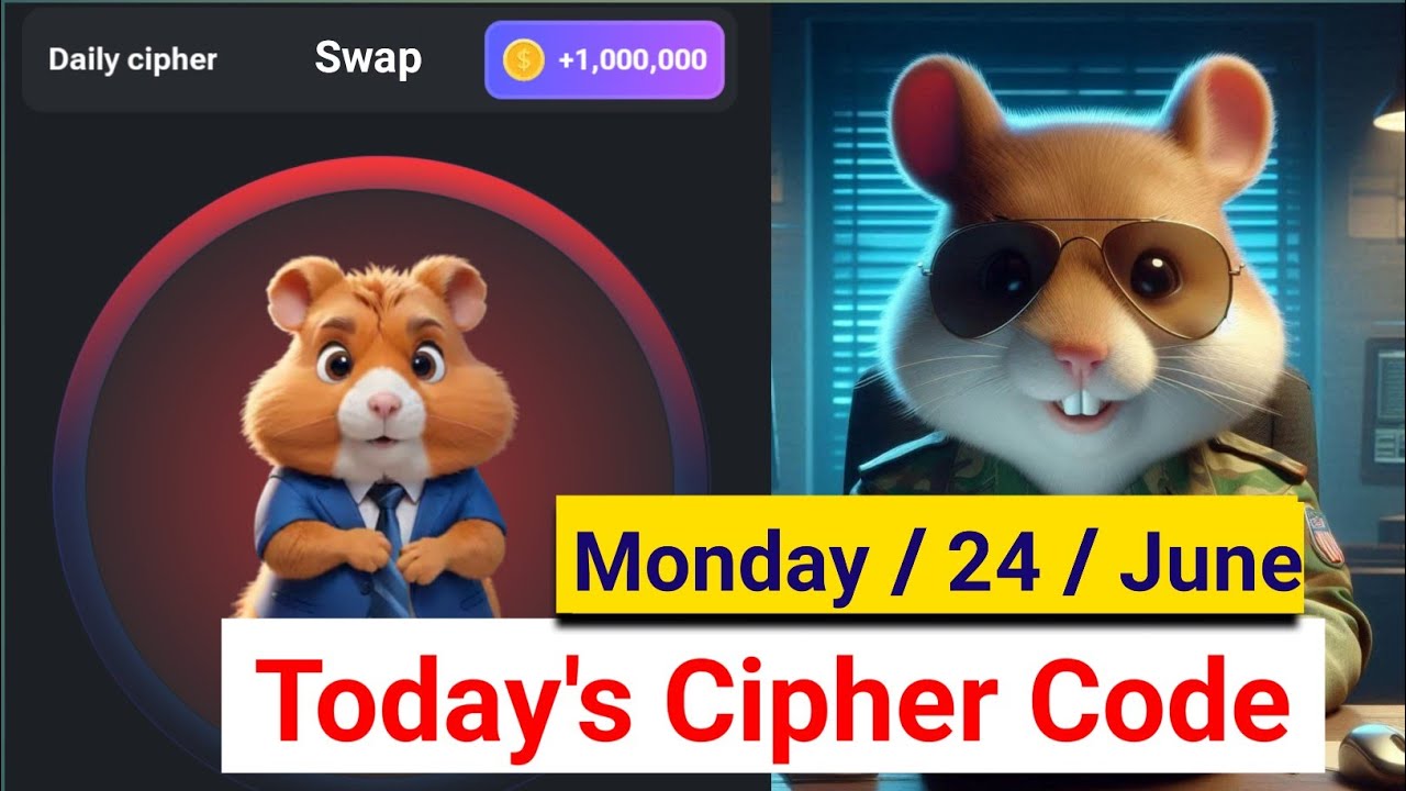 hamster kombat cipher code 24 june / morse code / hamster kombat daily ...