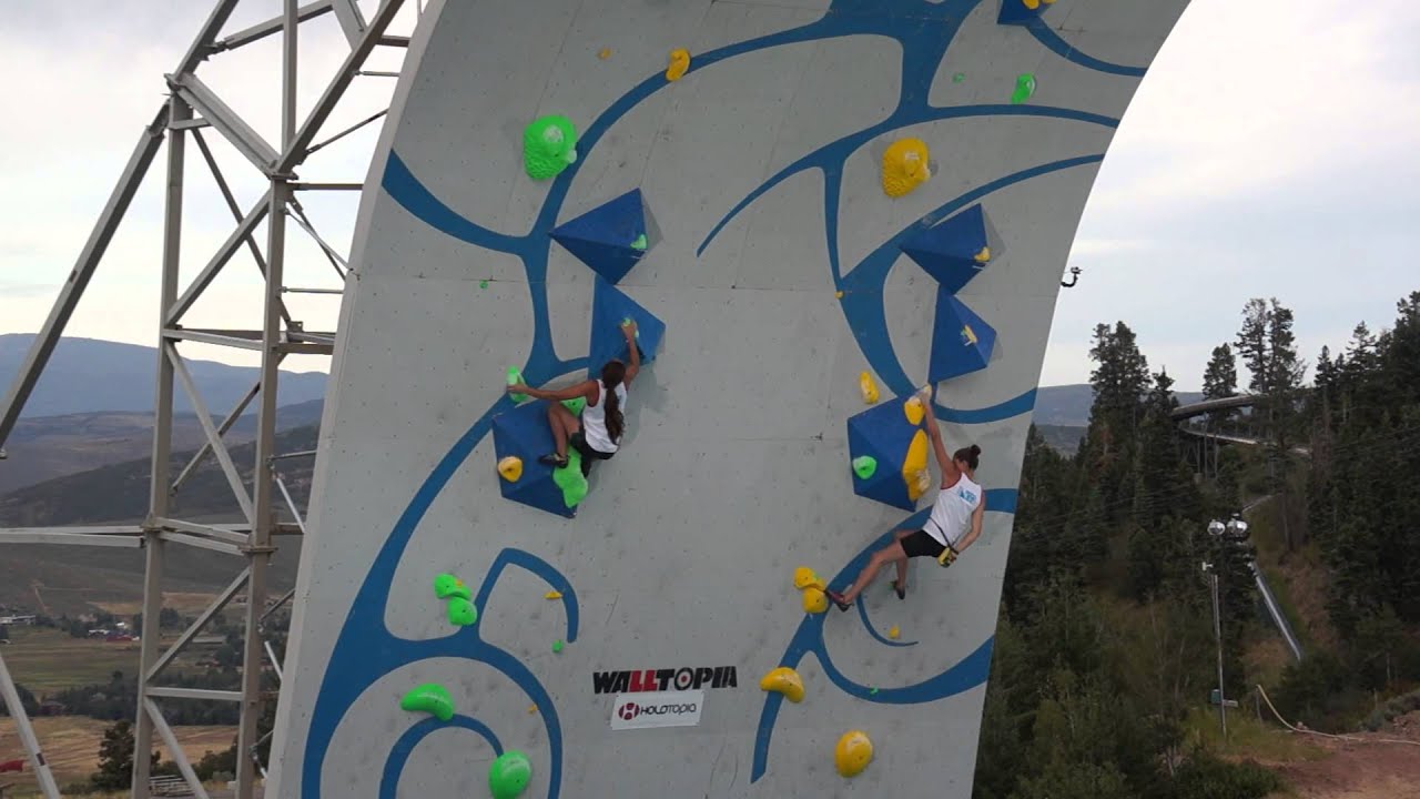 Maya Madere and Alex Johnson climb at Psicocomp 2015 (seeding round ...
