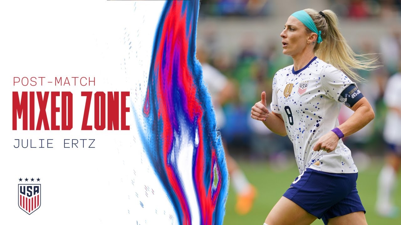 POST-MATCH MIXED ZONE: Julie Ertz | USWNT vs. Republic of Ireland ...