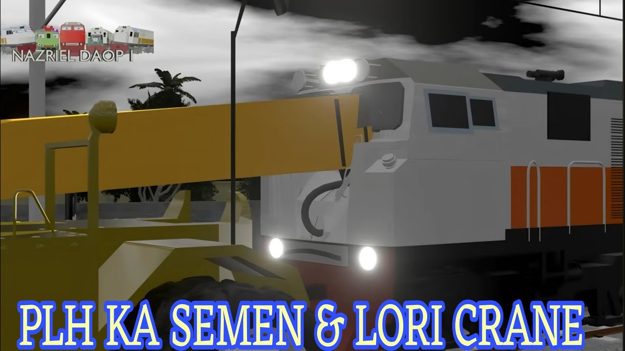 PLH KA SEMEN Vs LORI CRANE | TABRAKAN KERETA API 2016 BOJONG GEDE ...