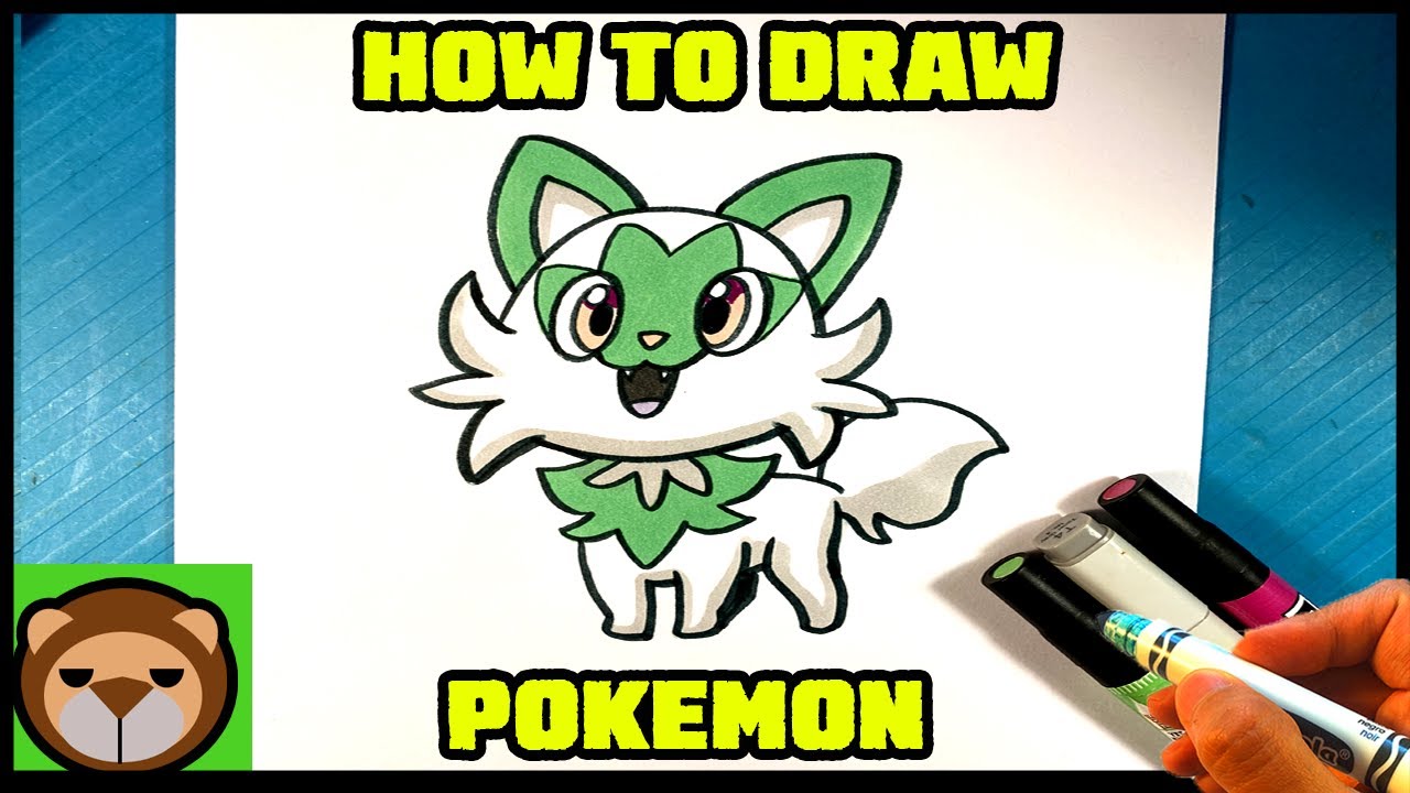 EASY How to Draw POKEMON - SPIRIGATITO - YouTube
