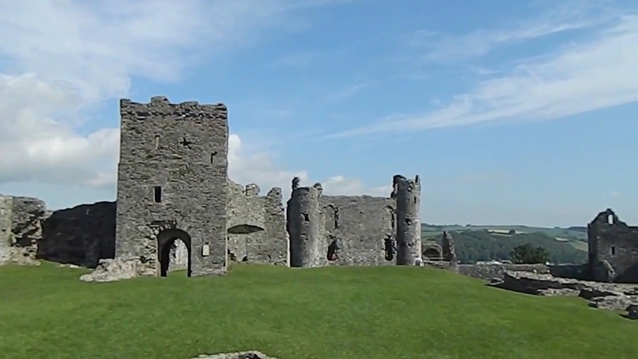 Panorama of the wonderful Castell Llansteffan Castle CADW ...